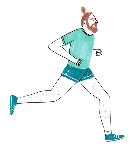 Sport Run Sticker by Bela Unclecat for iOS & Android | GIPHY