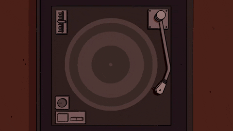 Vinyl Record GIF by Hilda - Find & Share on GIPHY
