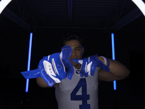 Byu Football Sport GIF by BYU Cougars - Find & Share on GIPHY