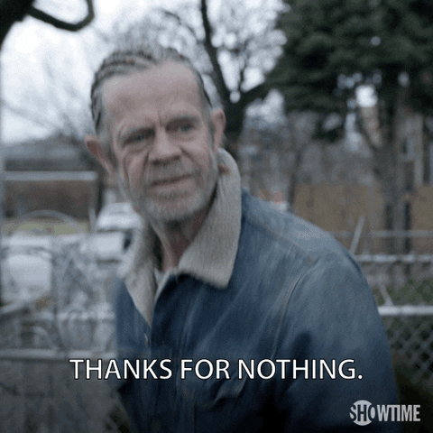 Thanks For Nothing Gif