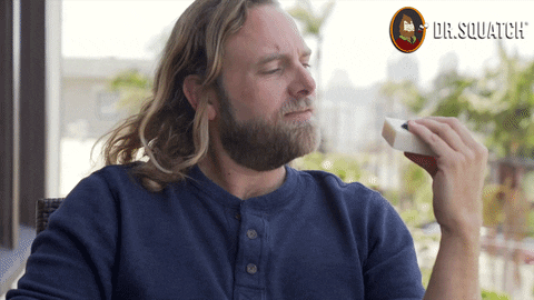 Smell Smelling GIF by DrSquatchSoapCo - Find & Share on GIPHY