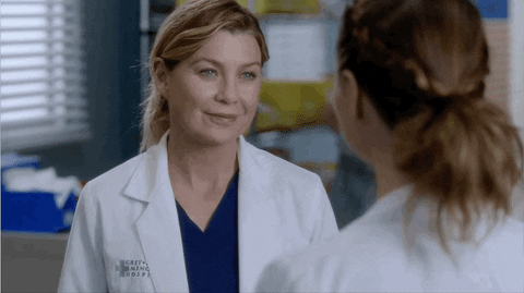 Meredith Grey Smile GIF by ABC Network - Find & Share on GIPHY