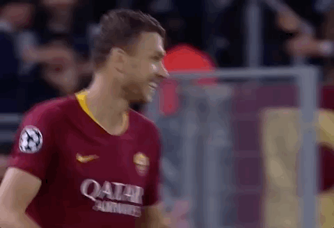 Happy Champions League GIF by AS Roma - Find & Share on GIPHY