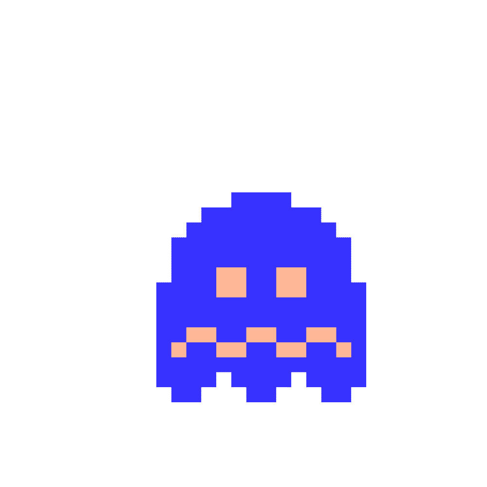 Pacman Ghost Pixel