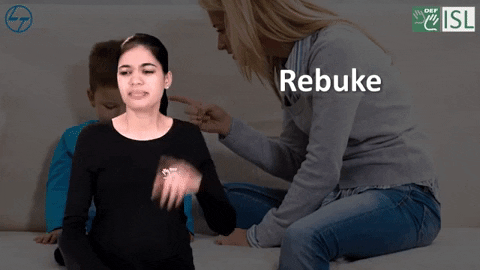Sign Language Rebuke GIF by ISL Connect - Find & Share on GIPHY