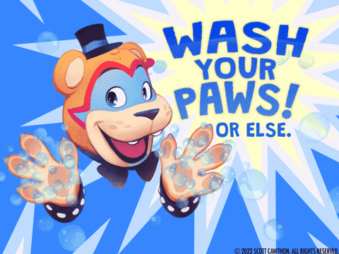 Wash Your Paws GIFs - Get the best GIF on GIPHY