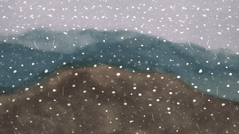 Blue Ridge Mountains Animation GIF by annebeal - Find & Share on GIPHY
