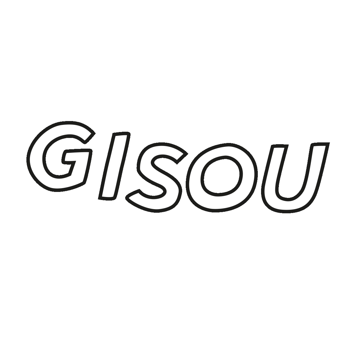 Logo Sticker by Gisou by Negin Mirsalehi for iOS & Android | GIPHY