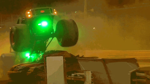 Monster Jam Wheelie GIF by Overdrive Reality - Find & Share on GIPHY