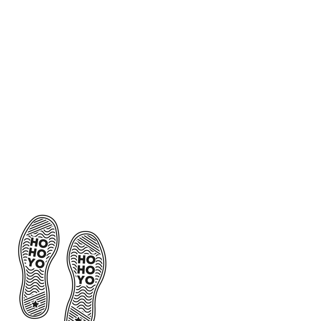 Santa Footprints Sticker by cottononkids for iOS & Android | GIPHY