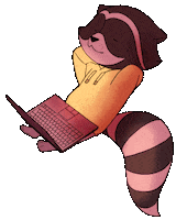 Official Chillhop Raccoon by Chillhop Music | GIPHY