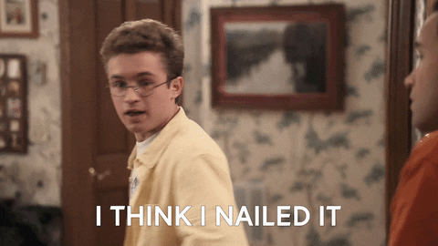 Happy The Goldbergs GIF by ABC Network - Find & Share on GIPHY