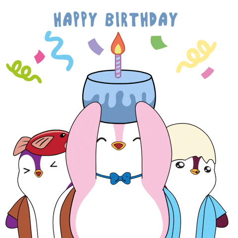 Happy Birthday Love GIF by Pudgy Penguins - Find & Share on GIPHY