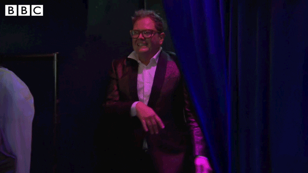 Alan Carr Hello GIF by BBC - Find & Share on GIPHY