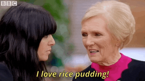 Rice Pudding With Cooked Rice GIFs - Get the best GIF on GIPHY