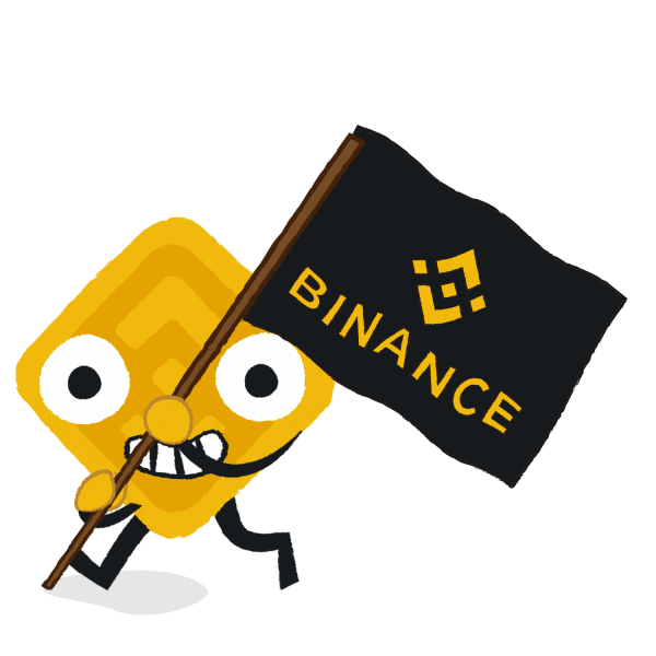 Bitcoin Crypto Sticker by Binance for iOS & Android | GIPHY