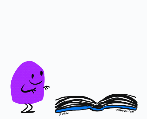 Book I Love To Read GIF by Debbie Ridpath Ohi - Find & Share on GIPHY