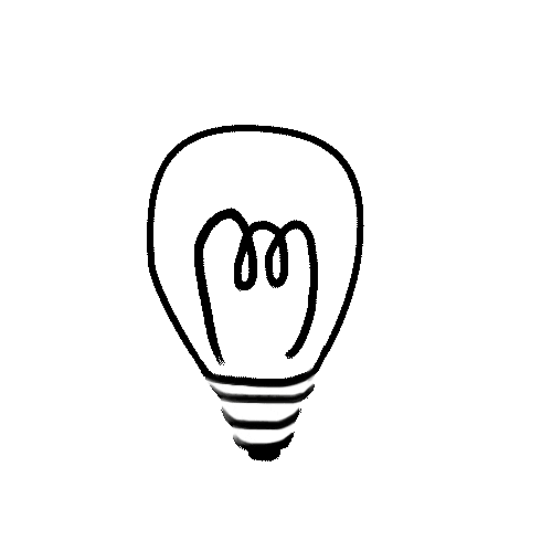 Light Bulb Turn On And Off Sticker by Sophya Acosta Lighting Design ...