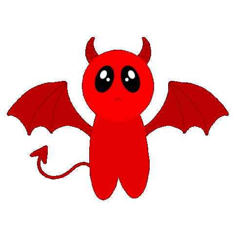 Cute Baby Devil Drawing