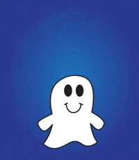 Animated Happy Ghost