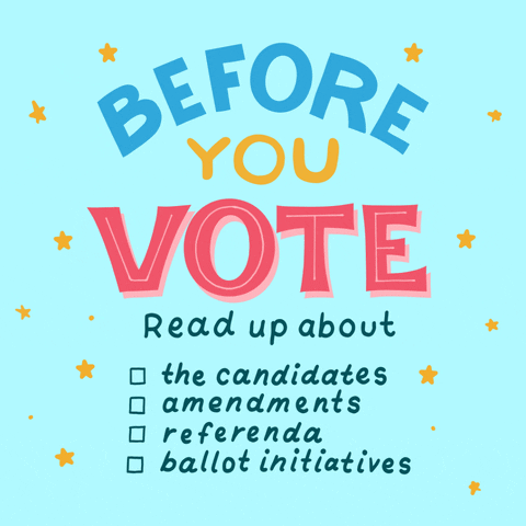 Voting Election Day GIF by #GoVote - Find & Share on GIPHY