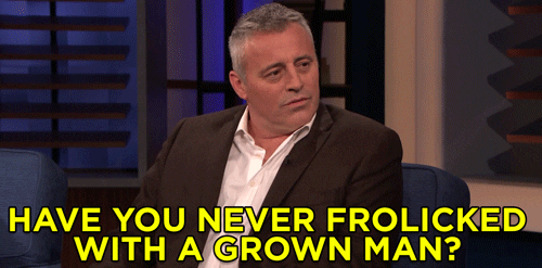 Matt Leblanc Frolic GIF by Team Coco - Find & Share on GIPHY