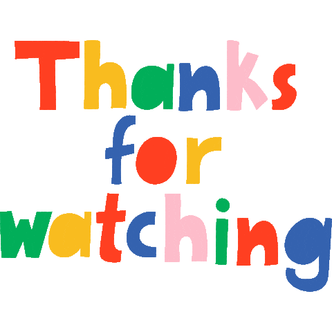 Thanks For Watching Animation Gif