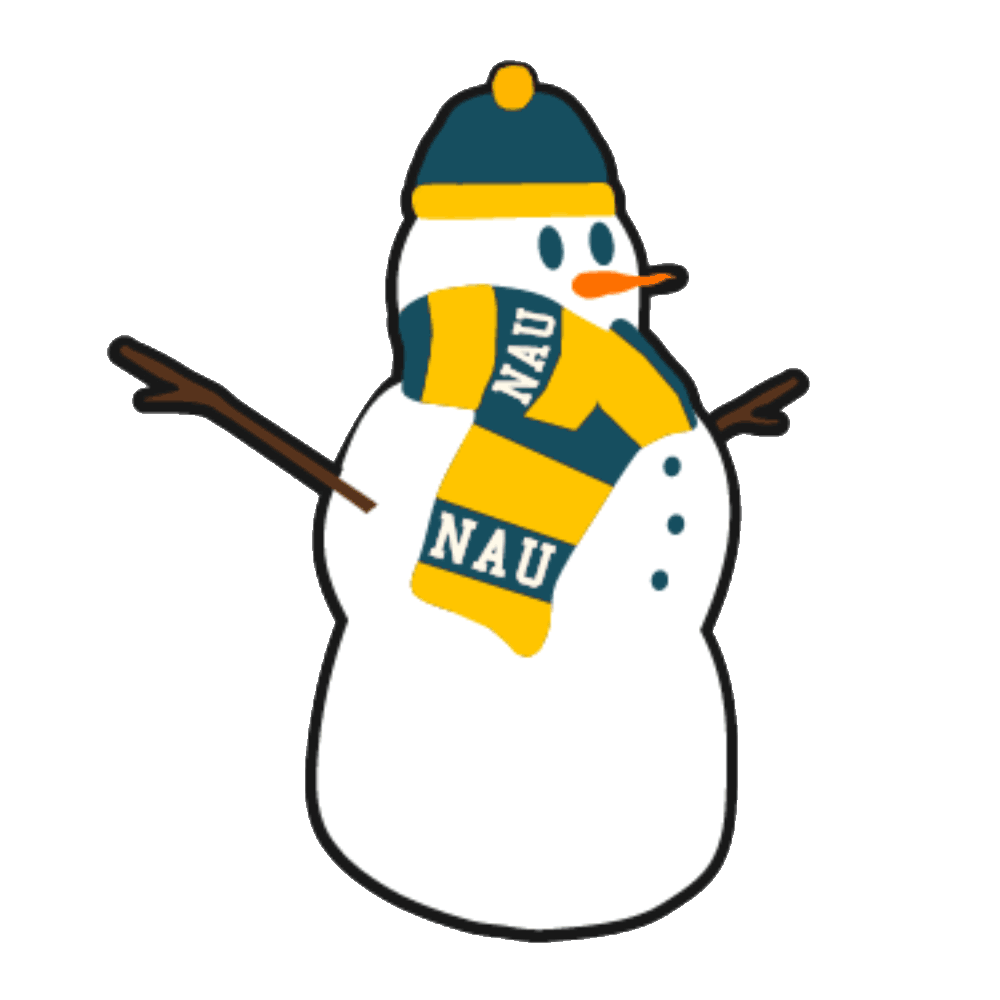 Northern Arizona University Snow Sticker by NAU Social for iOS ...