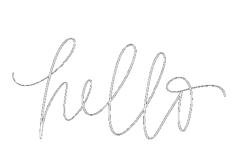 Lettering Hello Sticker for iOS & Android | GIPHY