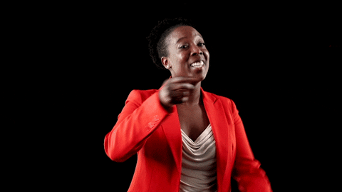Happy Black Woman GIF by Ennov-Action - Find & Share on GIPHY