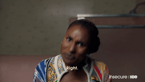 Issa Rae Yes GIF by Insecure on HBO - Find & Share on GIPHY