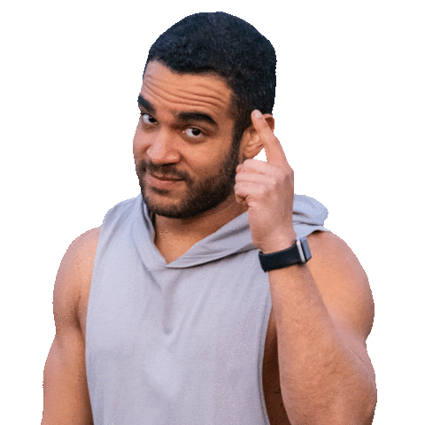 Meme Thinking Sticker by Squat Fit for iOS & Android | GIPHY