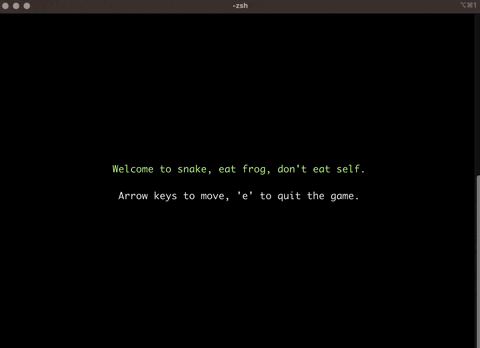 GitHub - benkog/snake-with-ncurses: Snake game for the terminal created with C and ncurses.