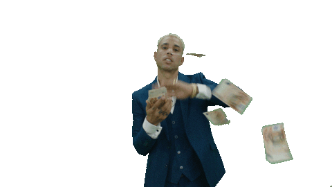 Throwing Money At Screen Gif