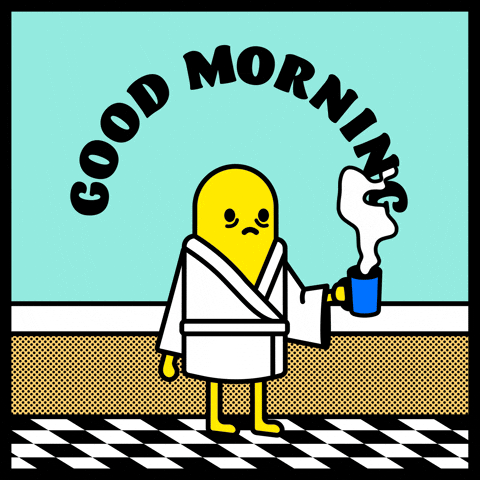 Good Morning Coffee GIF by Creativo Cartel - Find & Share on GIPHY