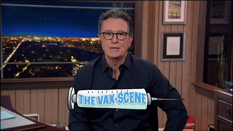 Stephen Colbert Vaccine GIF by The Late Show With Stephen Colbert ...