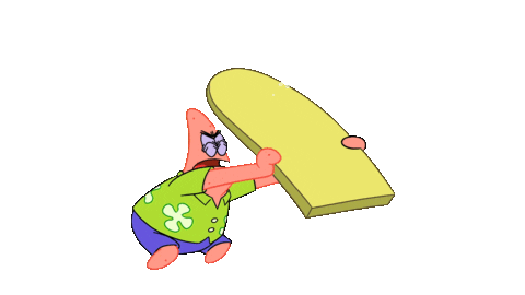 Shaking Patrick Star Sticker by SpongeBob SquarePants for iOS & Android ...