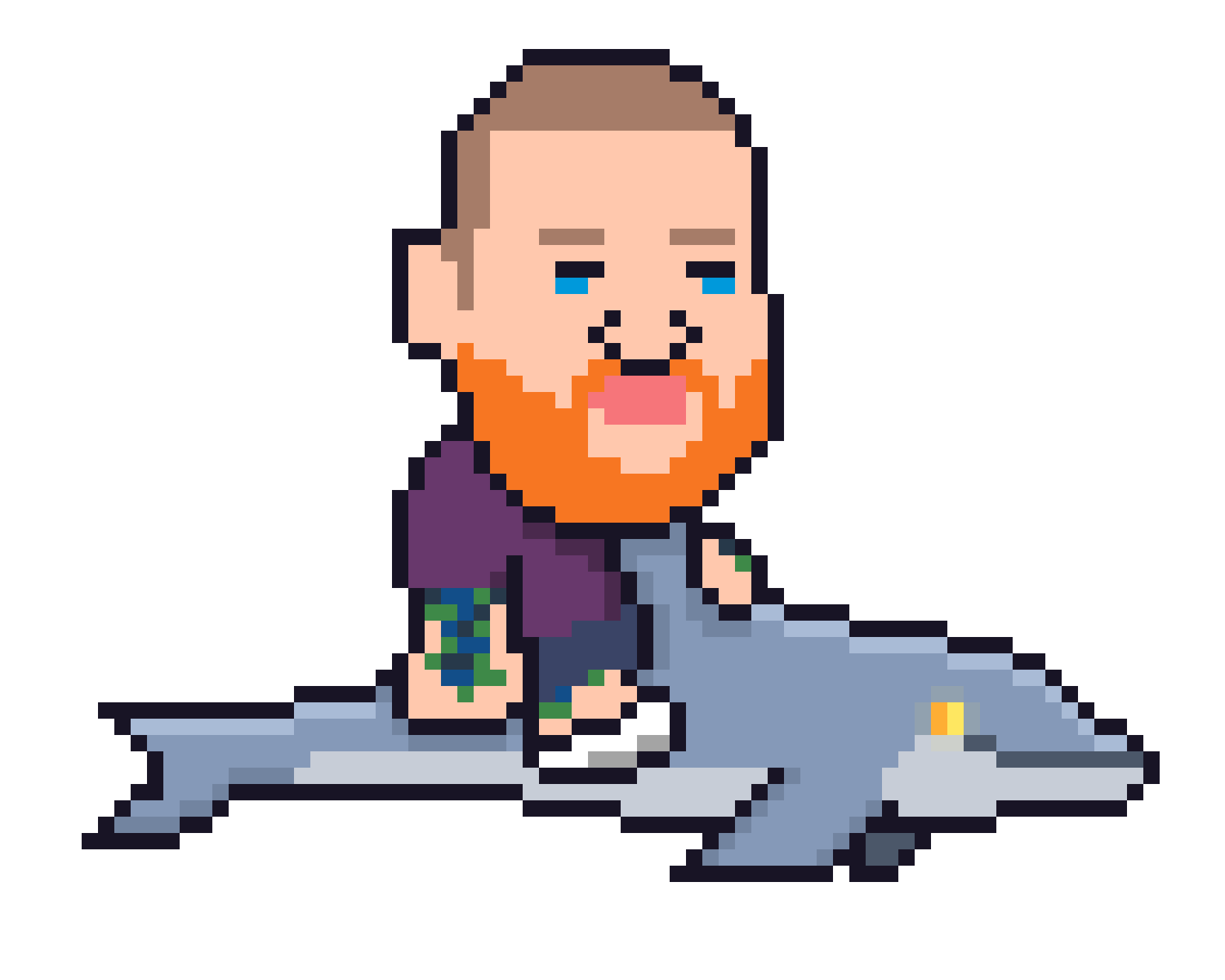 Hip Hop Pixel Art Sticker by Ali Graham for iOS & Android | GIPHY