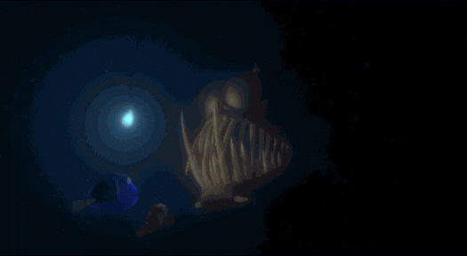 Angler Fish Finding Nemo Gif
