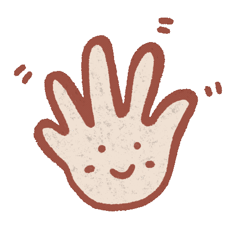 Hand Waving Animated Gif