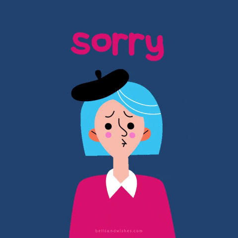 Sorry Sympathy GIF by Bells and Wishes - Find & Share on GIPHY