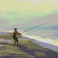 Reeling In A Fish Gif