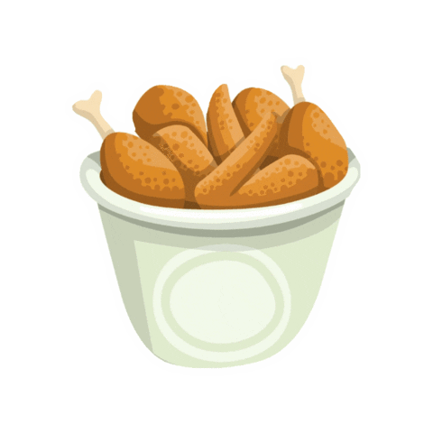 Bucket Of Chicken Gif