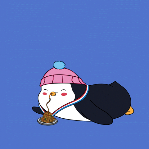 Hungry Dinner GIF by Pudgy Penguins - Find & Share on GIPHY