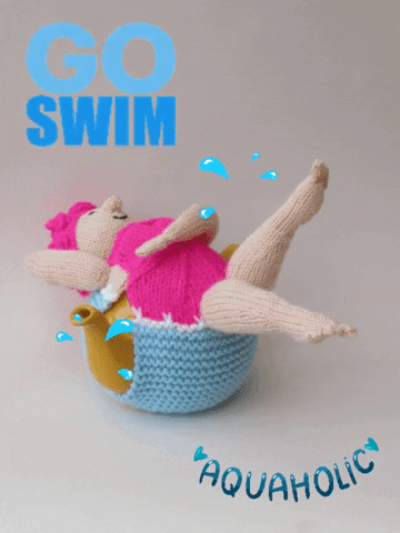Swimmer Swimming GIF by TeaCosyFolk - Find & Share on GIPHY