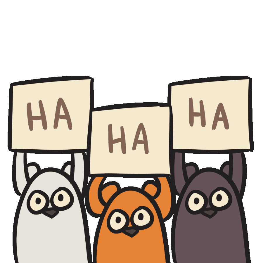 Ha Ha Ha Reaction Sticker by The Comedy Bar for iOS & Android | GIPHY
