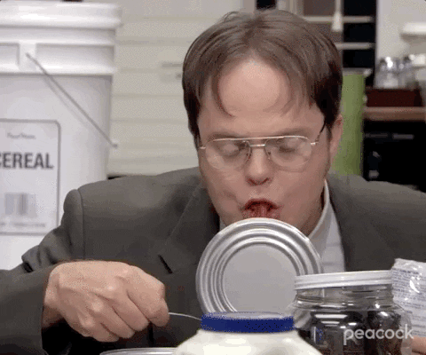 Season 7 Eating GIF by The Office - Find & Share on GIPHY