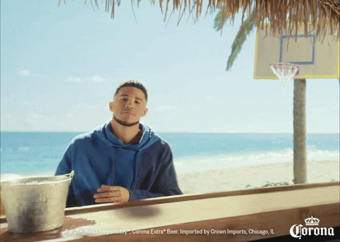 Devin Booker Basketball GIF by Corona USA - Find & Share on GIPHY