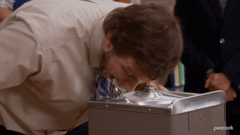 Parks-and-rec-water-fountain GIFs - Get the best GIF on GIPHY