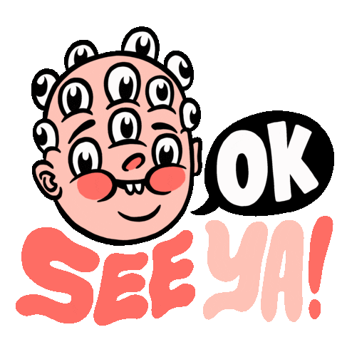 See Ya Goodbye Sticker by Chris Piascik for iOS & Android | GIPHY